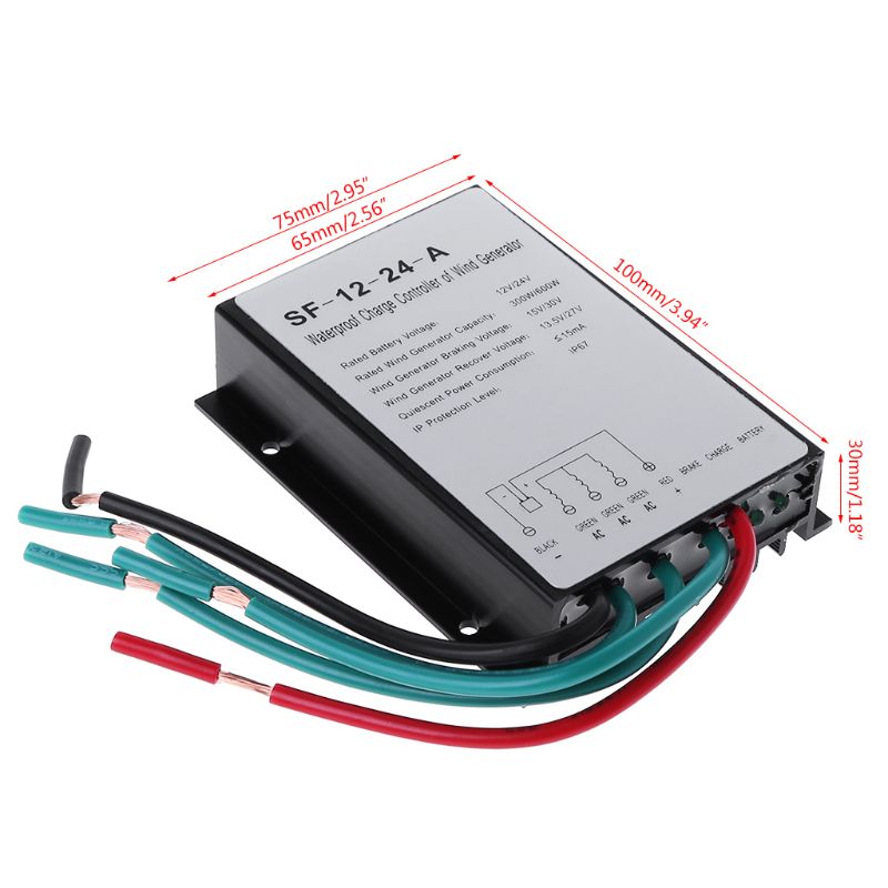 600W 12V/24V Waterproof Wind Turbine Generator Cha... – Grandado