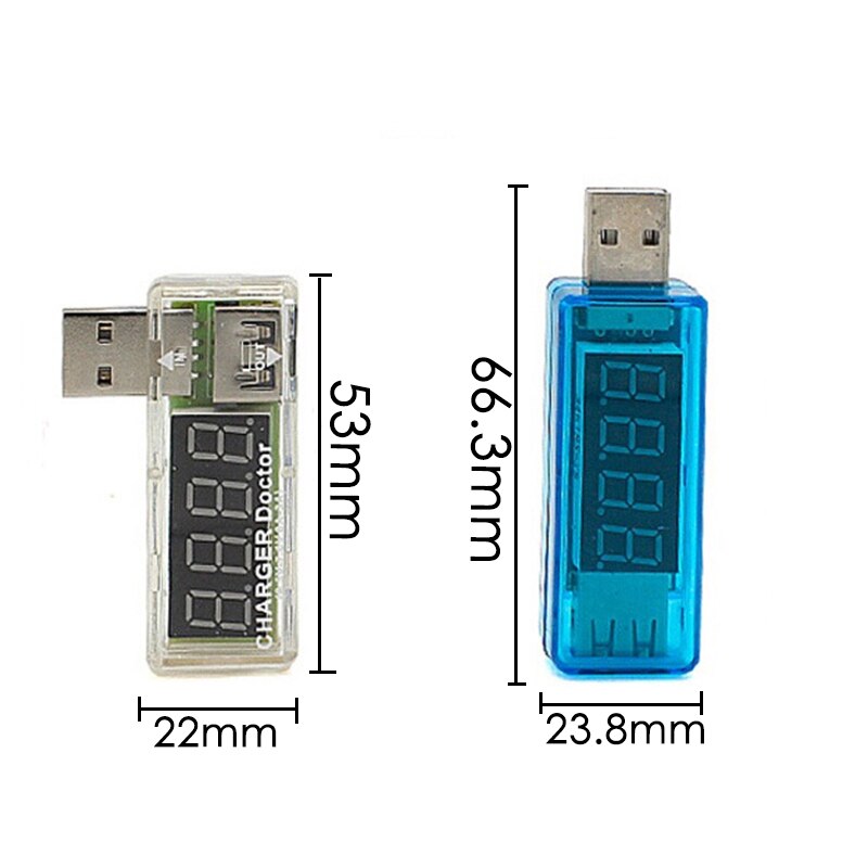 Voltímetro USB, amperímetro electrónico, medidor d... – Grandado