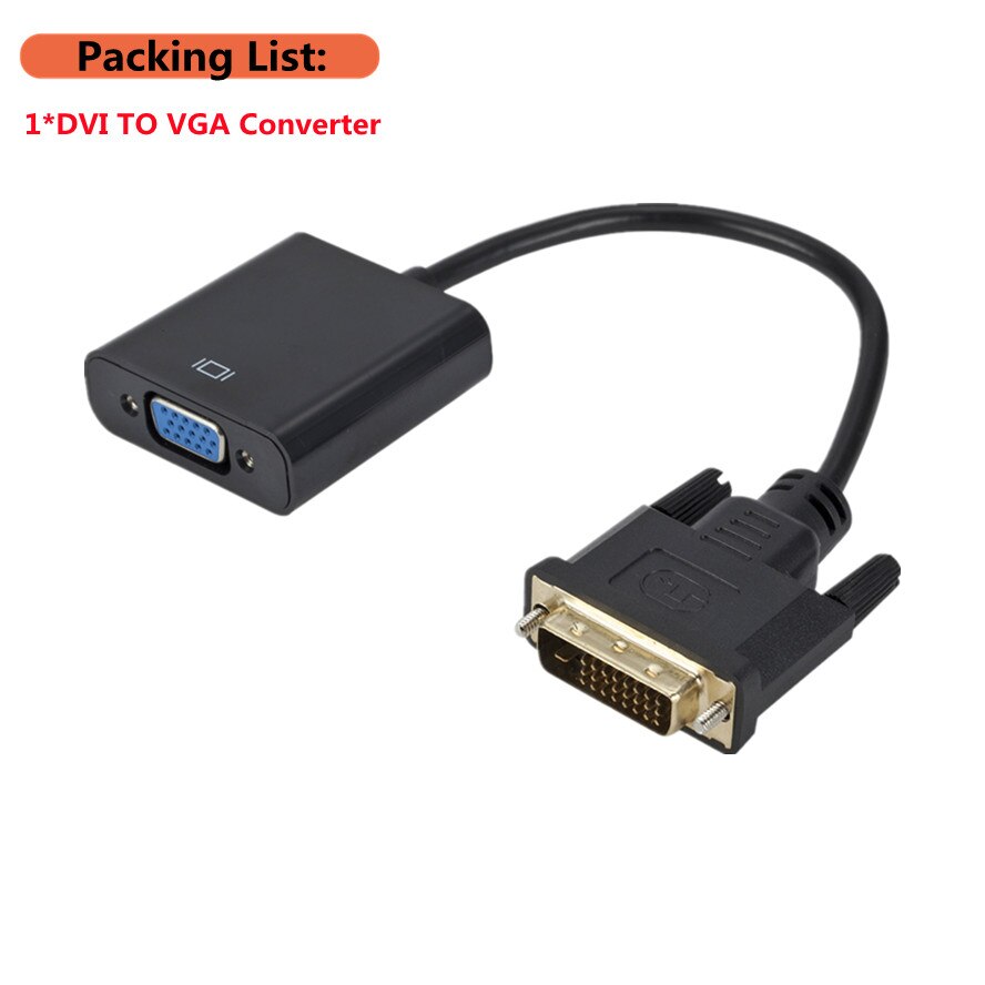 Adapter Dvi Dual Link Dvi D Pinout Male To Analog Vga Hdb F Female ...