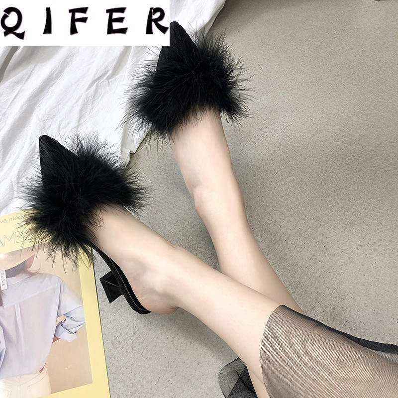 women's set toe-shaped non-slip high heels rubber ... – Grandado