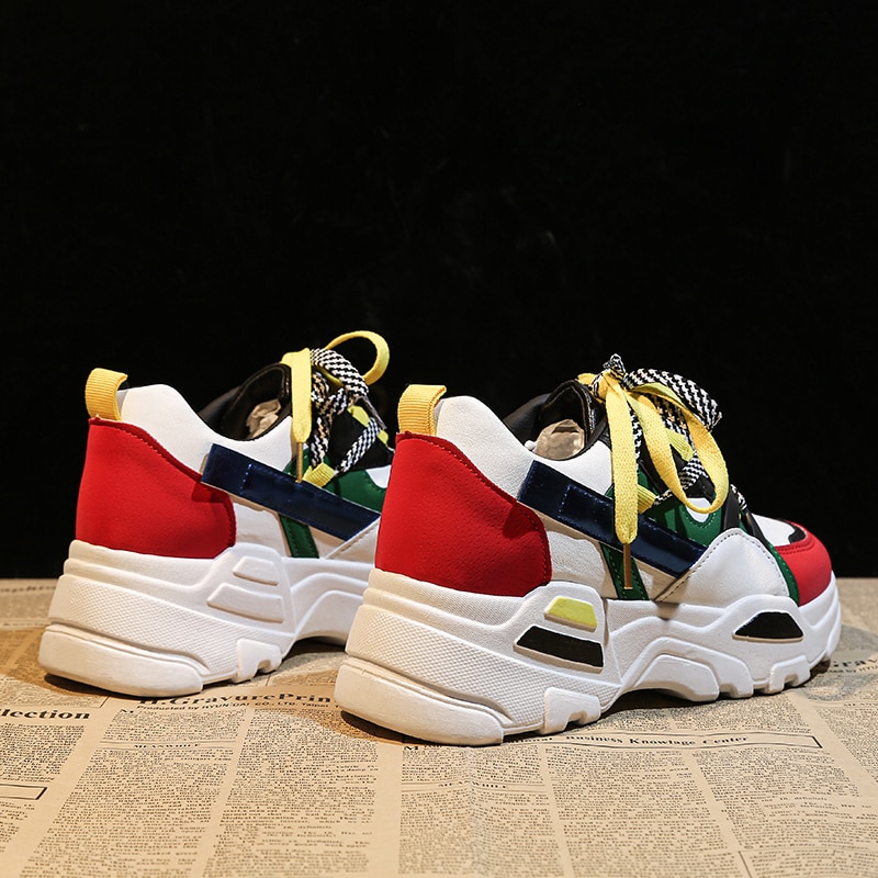 5cm/1.95" Height Chunky Sneakers Women Shoes Thick... – Grandado