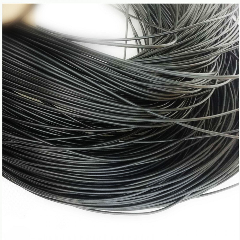 500G black color round synthetic rattan weaving ma... – Grandado