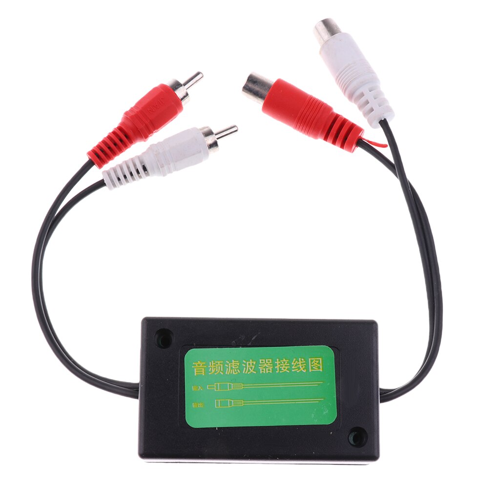 2 Rca Naar 2 Rca Ground Loop Isolator Noise Audio ... – Vicedeal