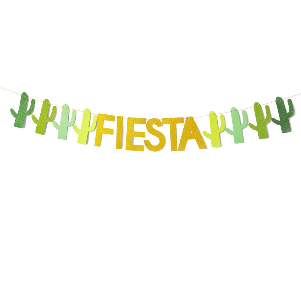 1pc Cactus Final Fiesta Banner Singles Mexicaanse ... – Grandado