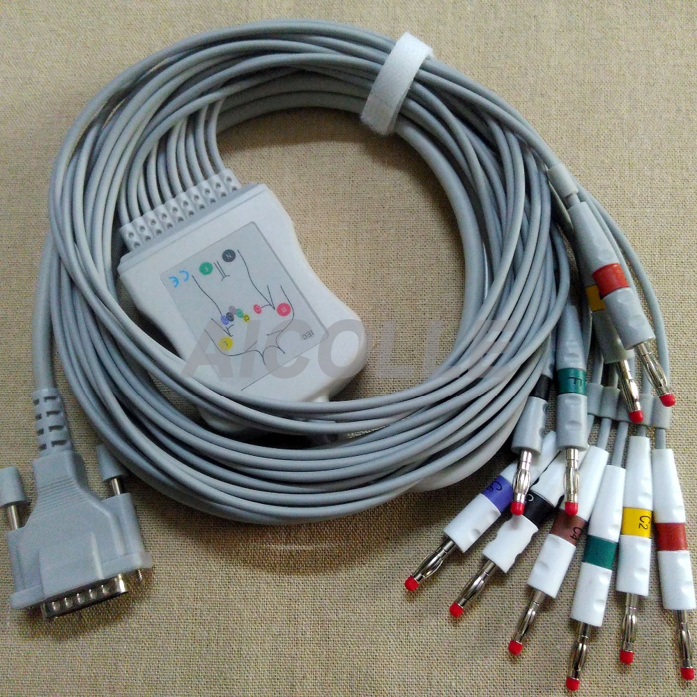 Compatibel Shiller Ekg Kabel 10 Lead Ecg-kabel Ban... – Vicedeal
