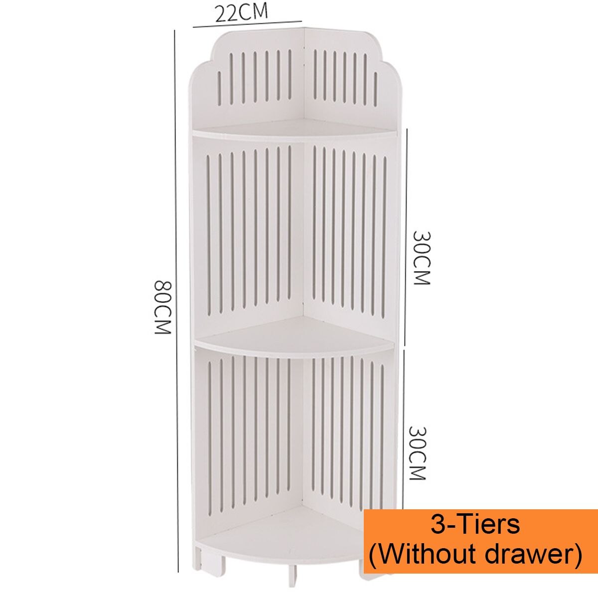 2/3 Tier Corner Bathroom Cabinet Bathroom Shelf Wi... – Vicedeal