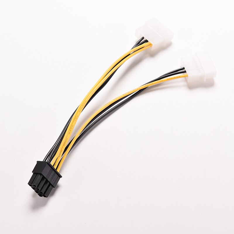 JETTING 16cm 8 Pin PCI Express Male To Dual LP4 4P... – Vicedeal