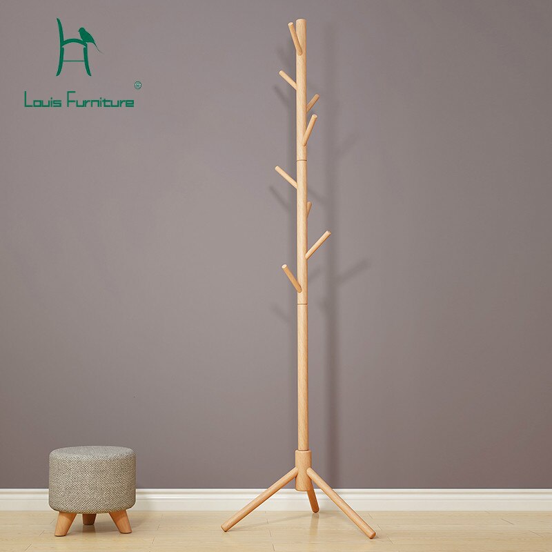 Louis Coat Racks Simple Landing Bedroom Solid Wood... – Grandado