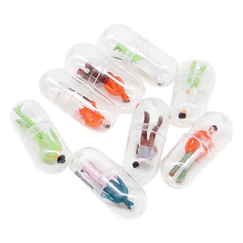 10Pcs/Lot Transparent Capsule Shell Plastic Pill C... – Vicedeal
