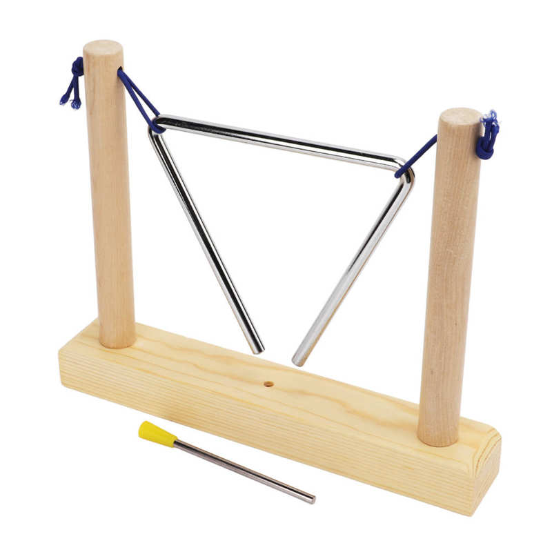 Triangle Instrument de Percussion à main, en pin m... – Grandado