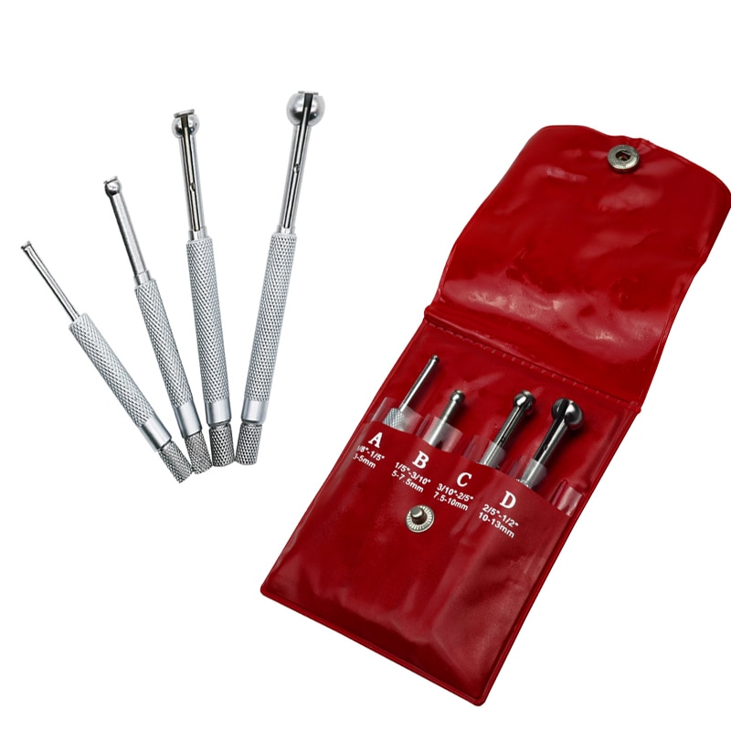 4pcs Small Hole Bore Gauge Telescopic Full Ball Ty... – Grandado
