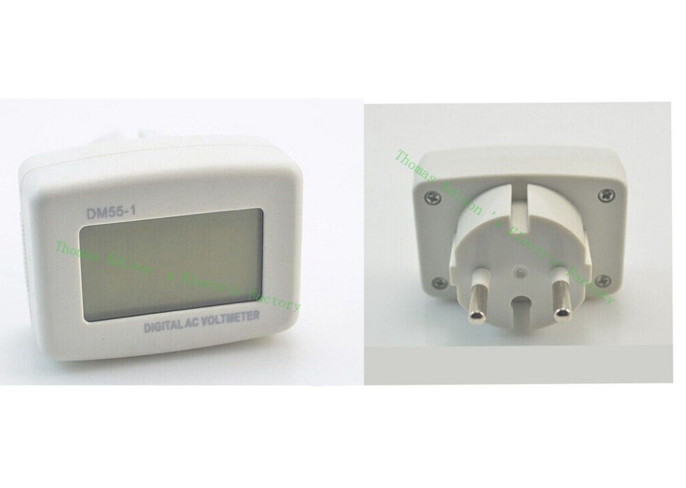 LCD 110V 220V AC Digital Voltage Voltmeter Househo... – Grandado