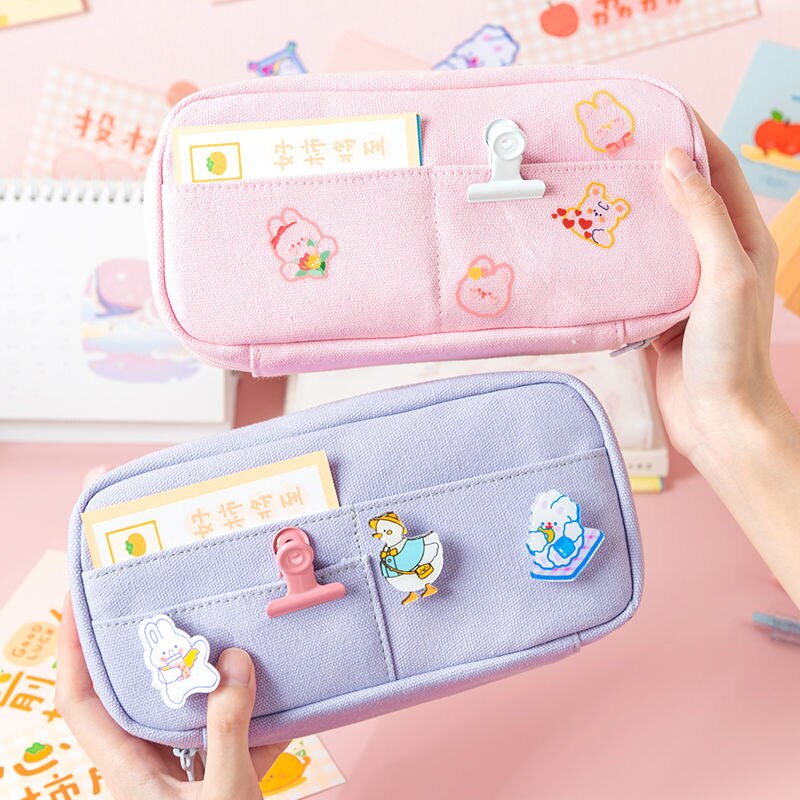 3 layers Large Capacity Pencil Case School Pencilc... – Vicedeal