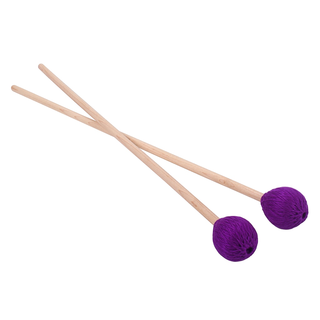 Pack of 2 Soft Purple Wool Head Marimba Timpani Ma... – Grandado