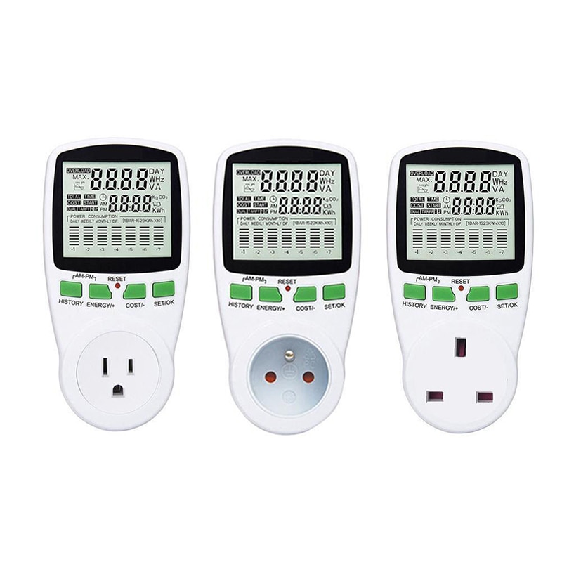 Power Energy Consumption Watt Meter Electricity Us... – Grandado