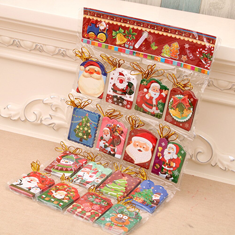 128pcs Merry Christmas Greeting Cards Kids Mini Xm... – Grandado