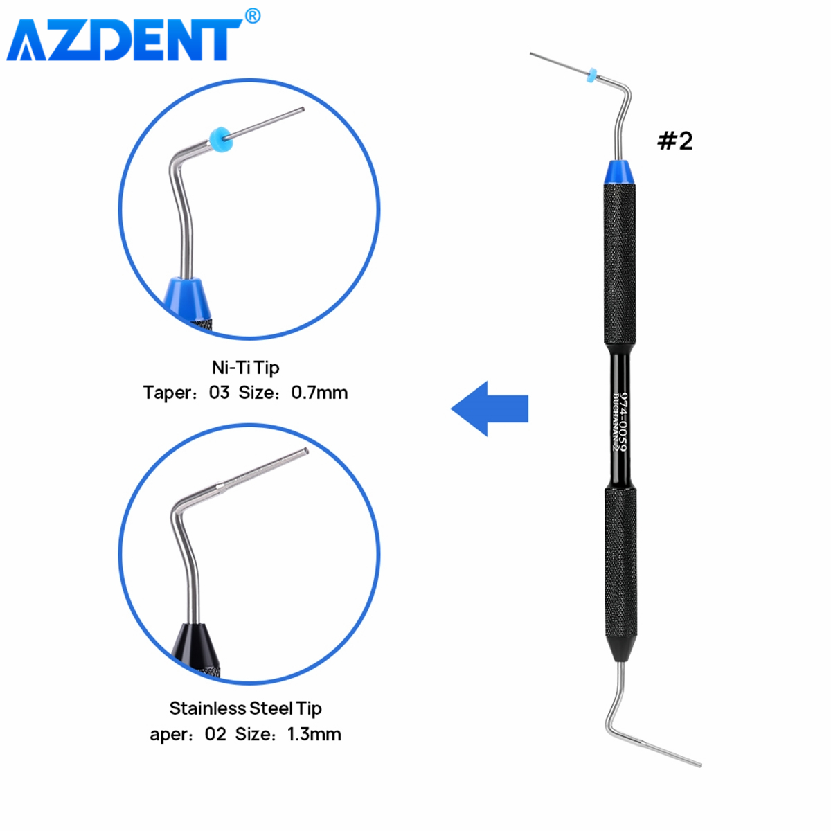 AZDENT Dental Endo Buchanan Hand Plugger Fill Inst... – Grandado