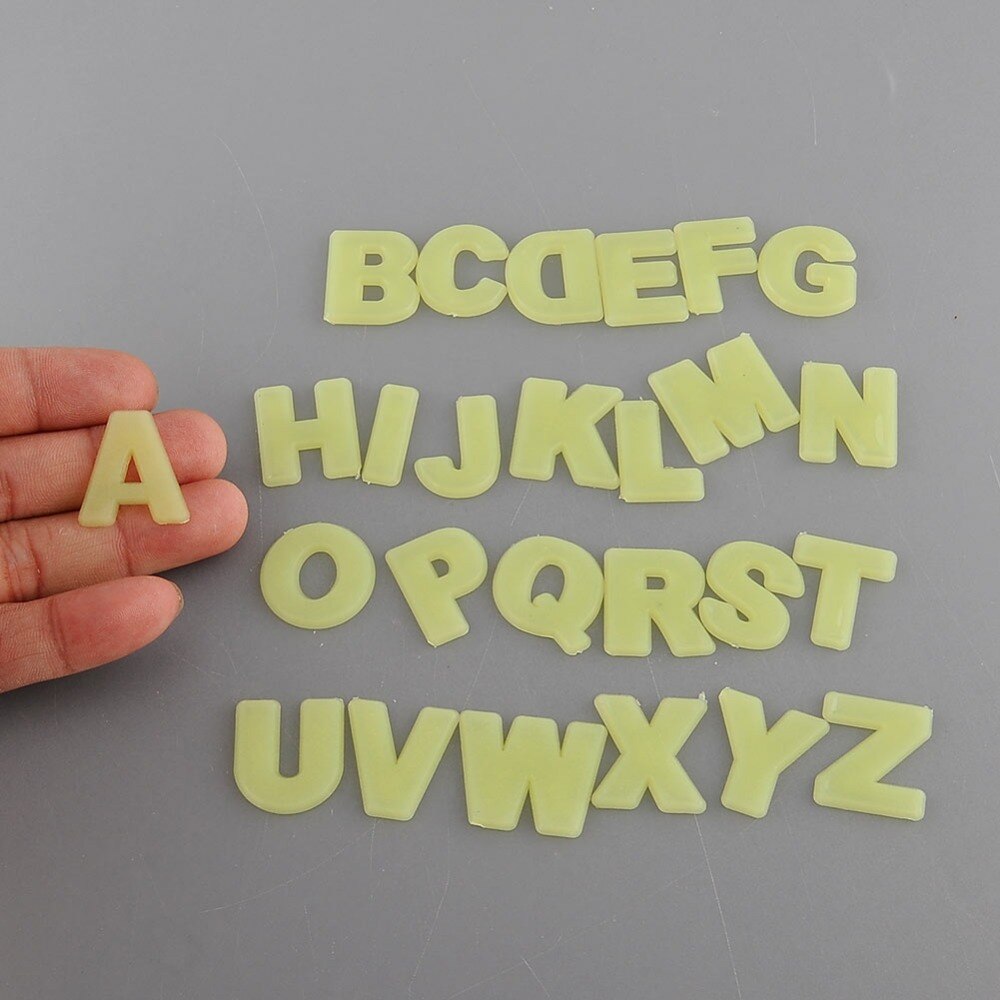 Letter Alphabet Noctilucent Fluorescent Luminous I... – Grandado