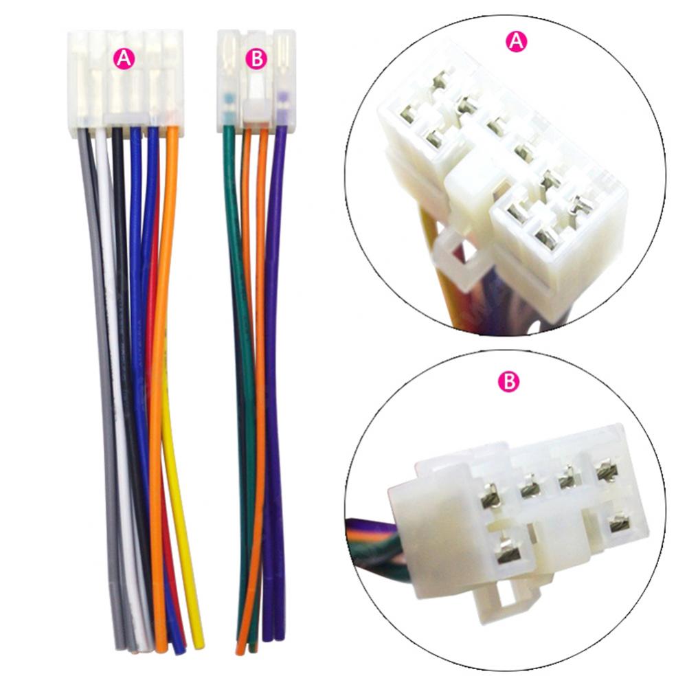 2Pcs Car Radio Stereo CD Player Wiring Harness Cab... – Vicedeal