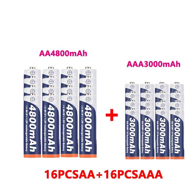 AAA + AA rechargeable AA 1.5V 3800mah - 1.5V AAA 3... – Vicedeal