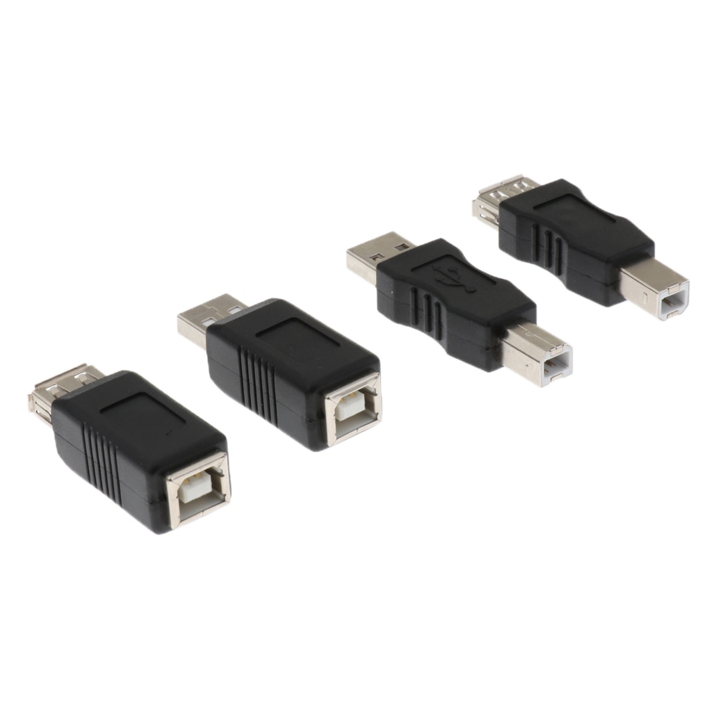 MagiDeal 4 in 1 USB Type A to Type B Connector Ada... – Vicedeal