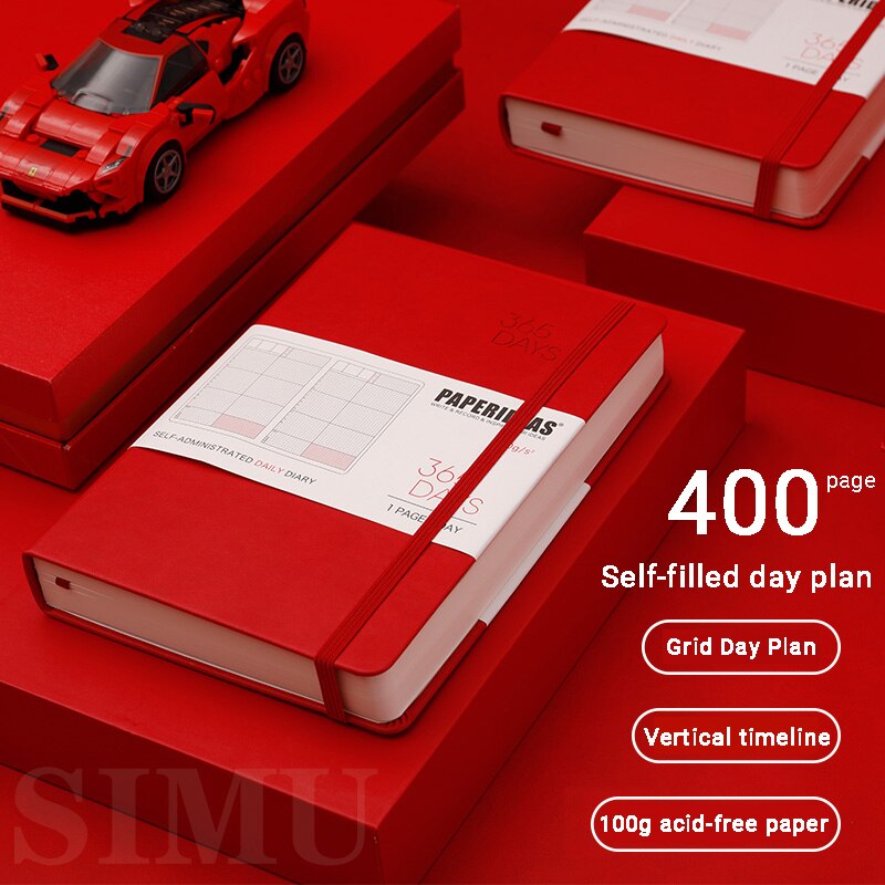365-Day Grid Planner Notebook Self-filling Notepad... – Grandado