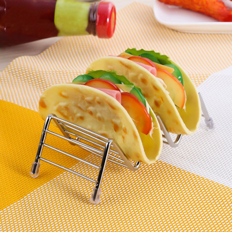 Taco Holder Stainless Steel Taco Stand Mexican Foo... – Vicedeal