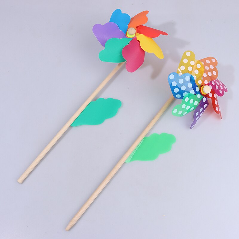 1 X Mooie 18Cm Hout Tuin Yard Party Windmolen Wind... – Grandado