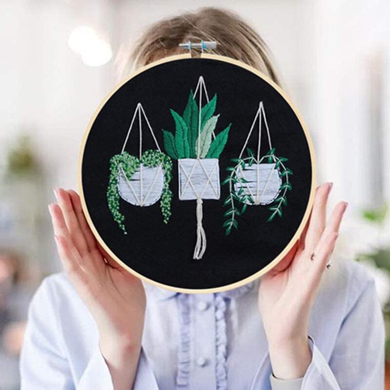 Embroidery Starter Kit with Pattern, Cross Stitch ... – Vicedeal