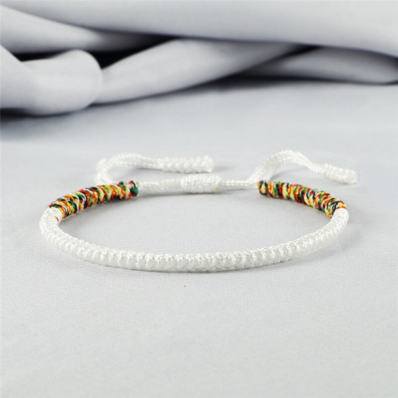 Charm tibetansk buddhist armband flätat handgjorda... – Vicedeal