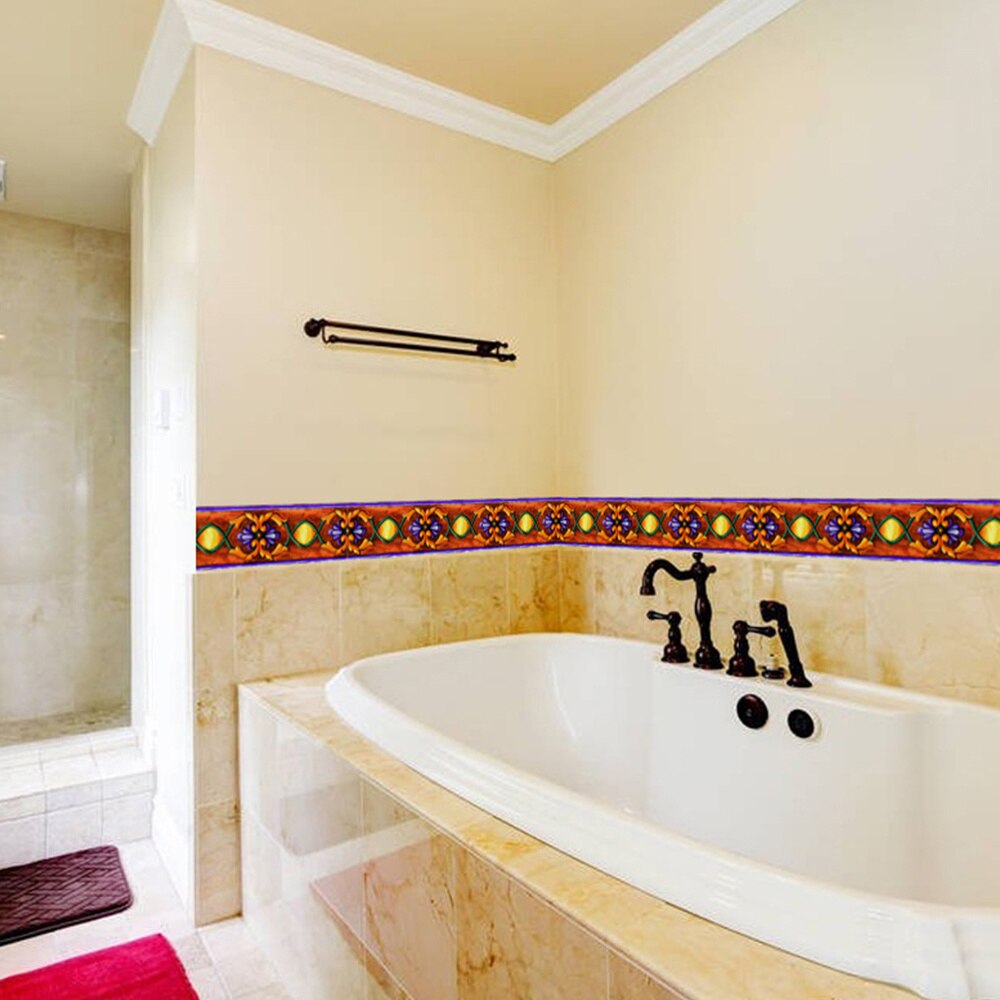 Wallpaper Border Sticker Wall Entrance Decal Simul... – Grandado