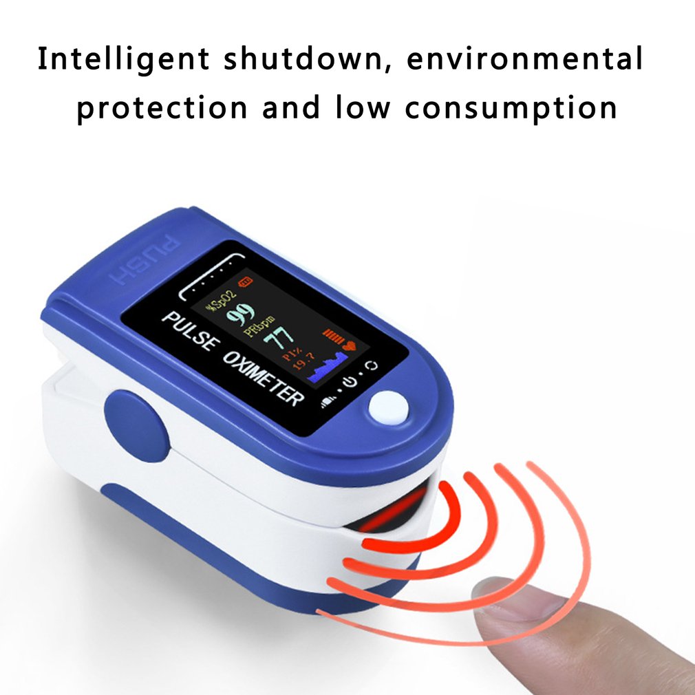 Portable Finger Pulse Oximeter Voltage Warning Aut... – Vicedeal