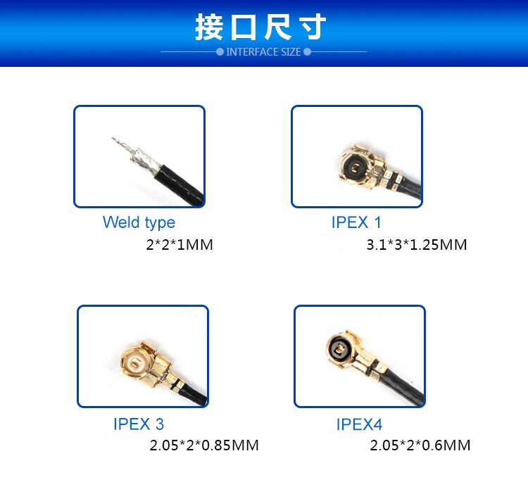 IPEX4 MHF4 GPS+BD+GLONASS Antenna active ceramics ... – Vicedeal