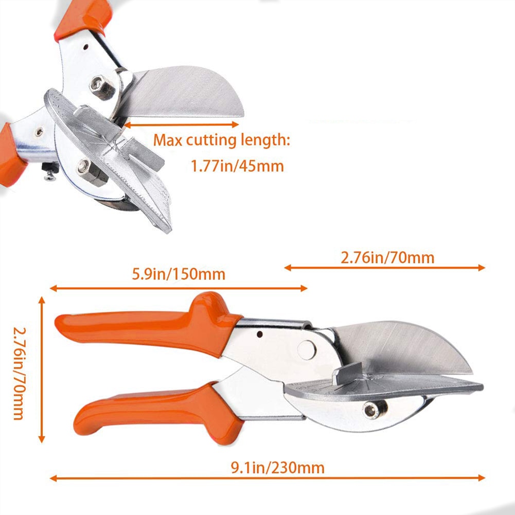 Angle Shear Miter Scissors Adjustable Wrench 45-13... – Vicedeal