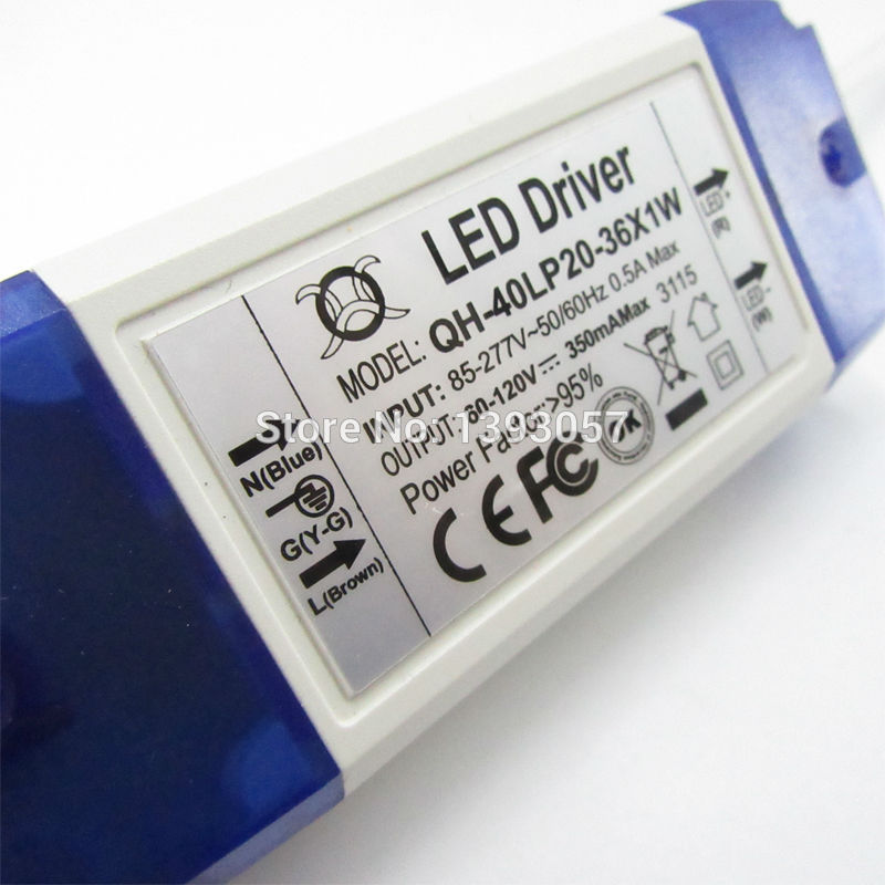 10pcs 20W 30W 40W LED Driver 20-36x1W 300mA DC60-1... – Grandado