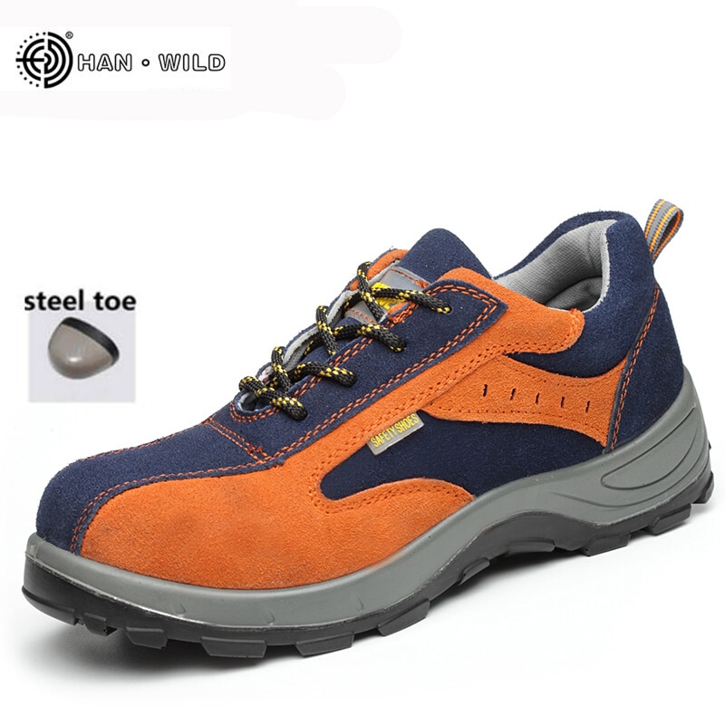 Men Work Safety Shoes Spring PU Breathable Rubber ... – Vicedeal