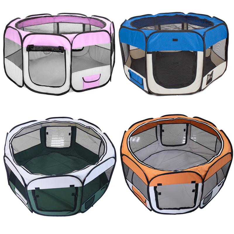 Pet Fence Eight-sided Round Removable Pet Tent Por... – Grandado