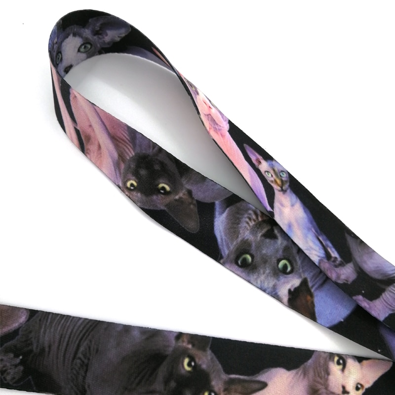12Pcs Sphynx cat lanyard for keys ID card mobile p... – Grandado