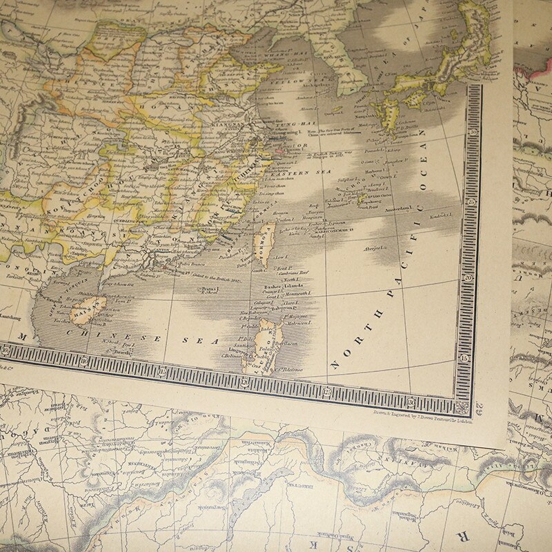 2 pcs World map Poster Kraft paper 72.5*47cm Stude... – Grandado