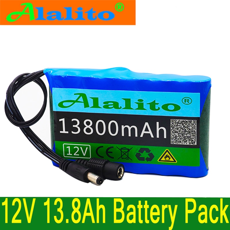 AlalitoThe 12V battery pack 13.8Ah 18650 Rechargea... – Vicedeal