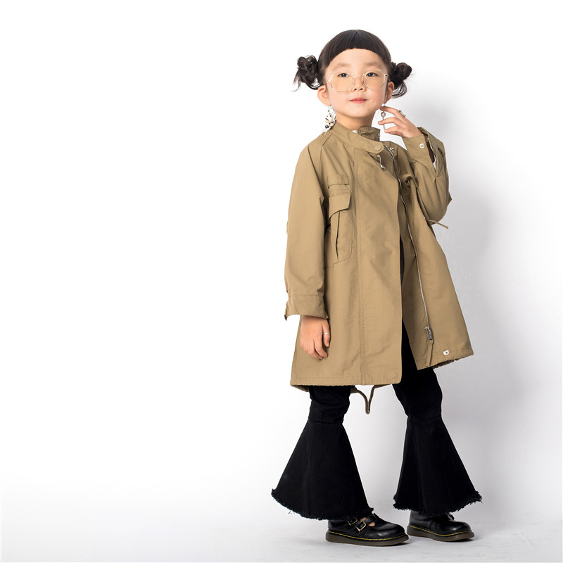 Children's Unisex Autumn Trench Kids Clothing Girl... – Grandado