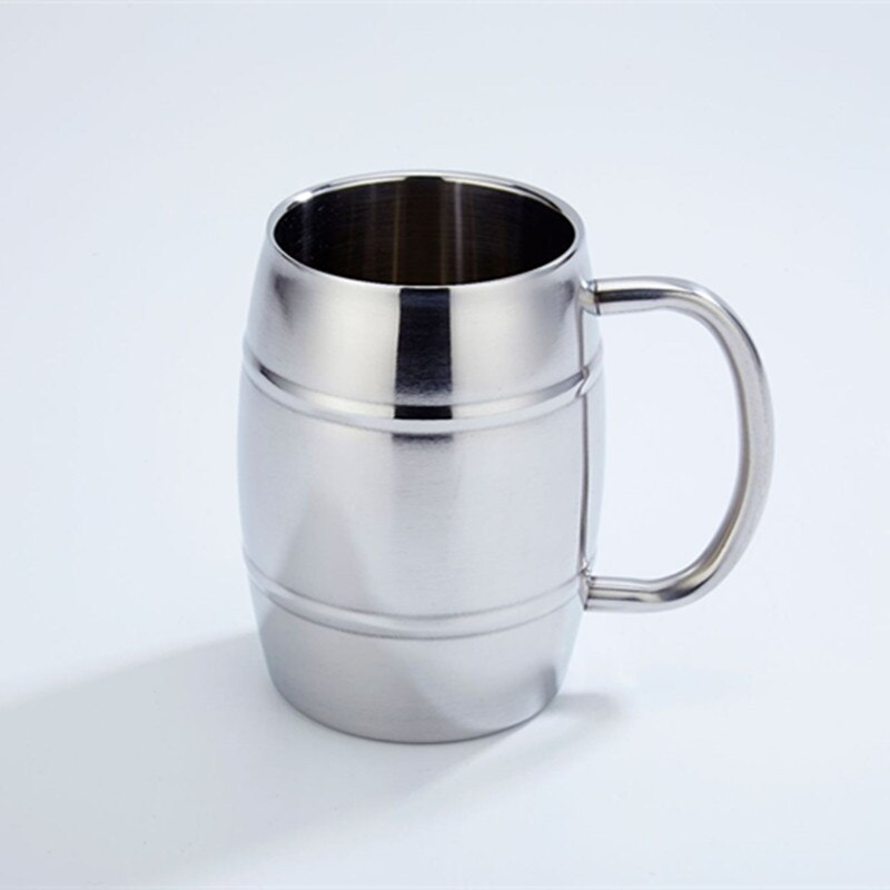 1Pc 500ml Coffee Cup Portable Stainless Steel Beer... – Grandado