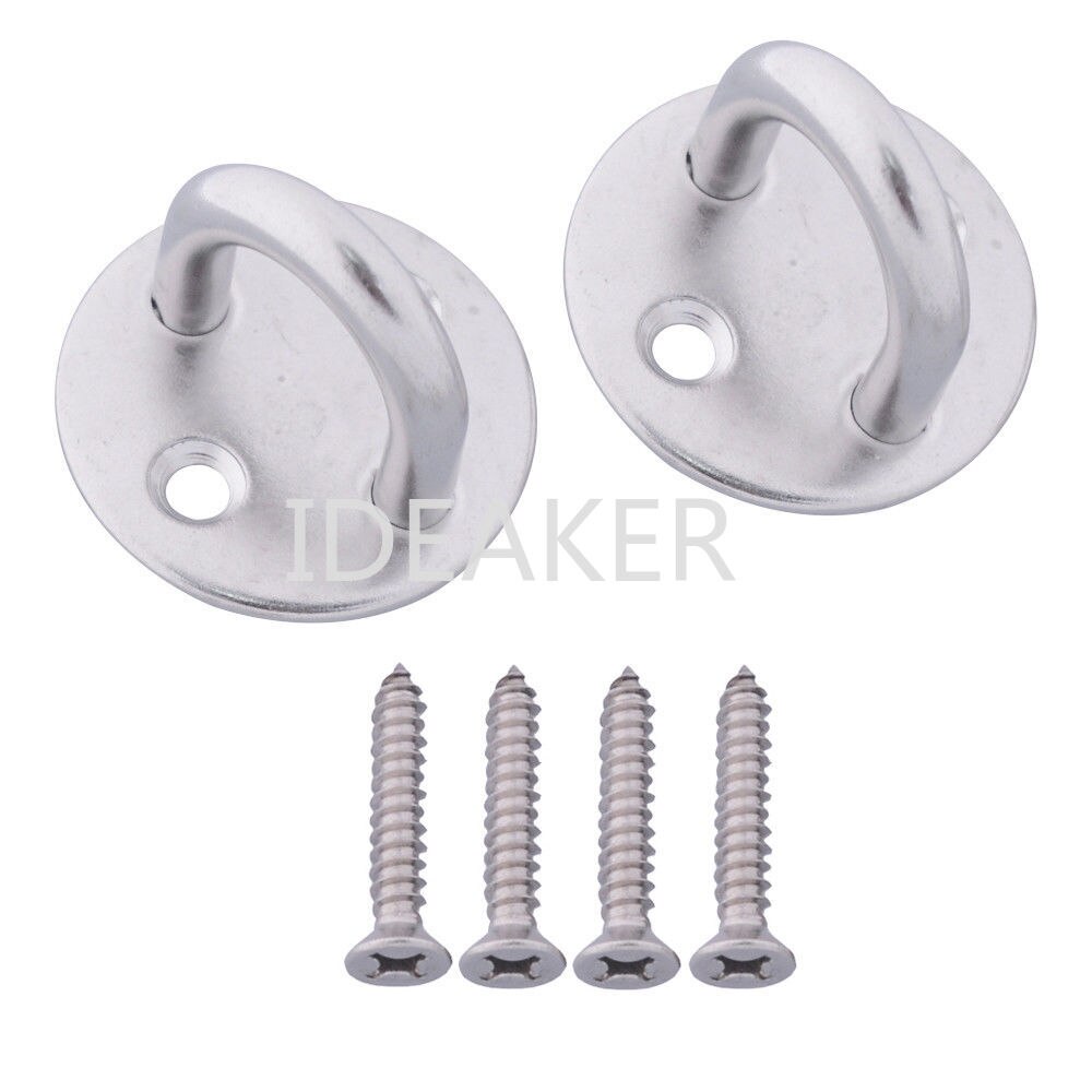 2 stk 304 rustfri stål m8 ring rund sejl skygge p... – Grandado