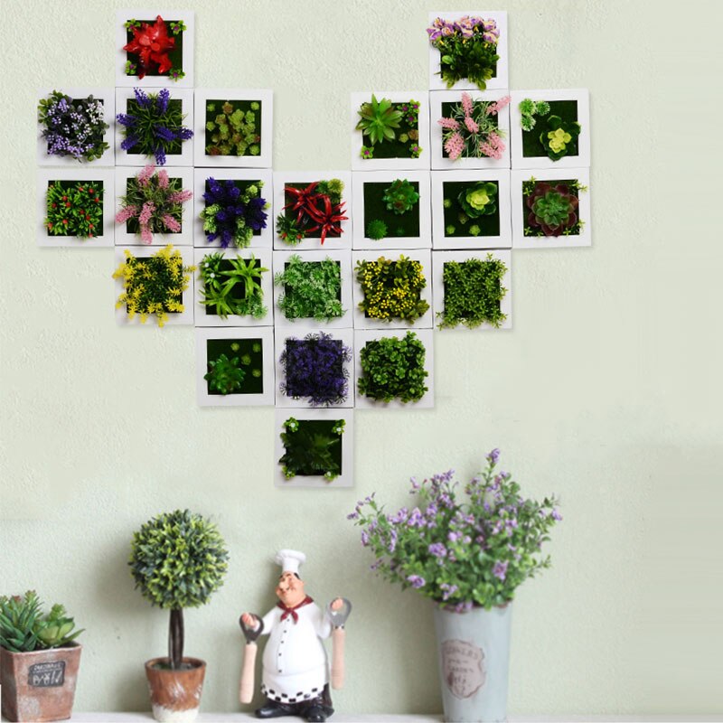 Simulation Plant Wall Decor 3D Stereo Photo Frame ... – Grandado