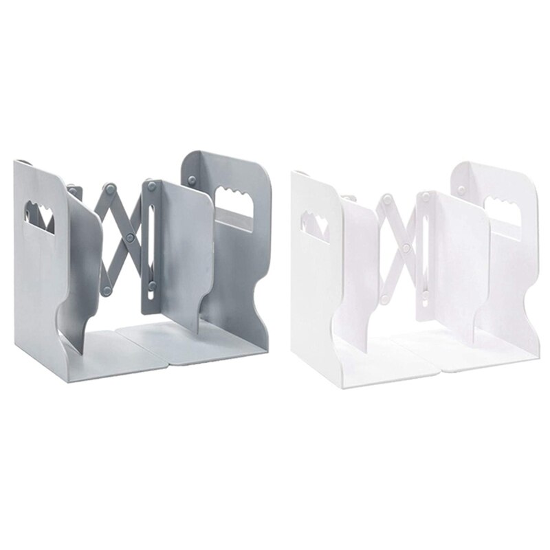 Retractable Bookshelf Bookends Book Holder Bookcas... – Vicedeal