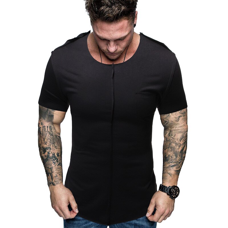 ELI22 Men's Punk Stripe Shirts Summer Quick Dry Co... – Vicedeal