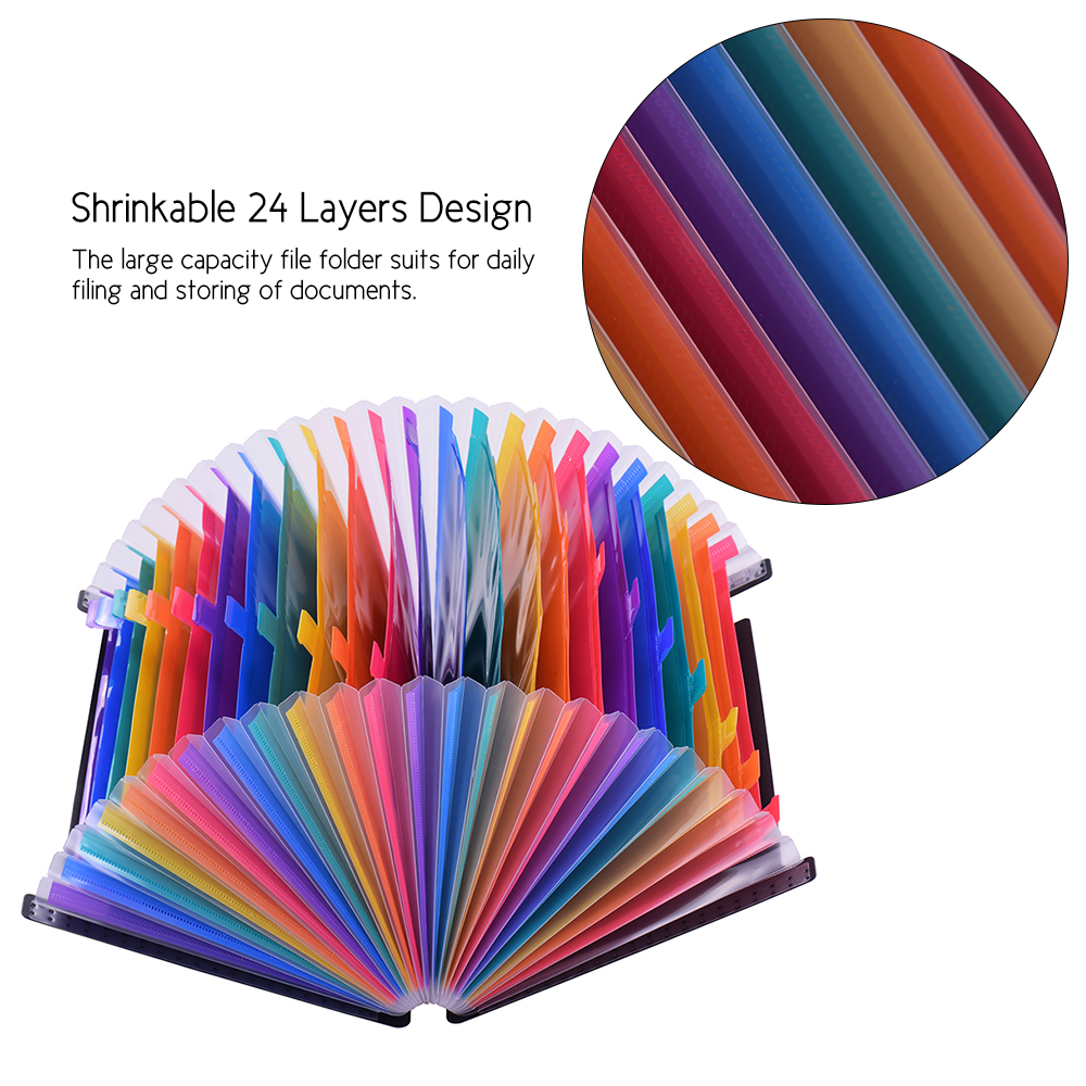 24/12 Pockets File Folder Rainbow Color Organizer ... – Grandado 24/12 Pockets File Folder Rainbow Color Organizer ... – Grandado