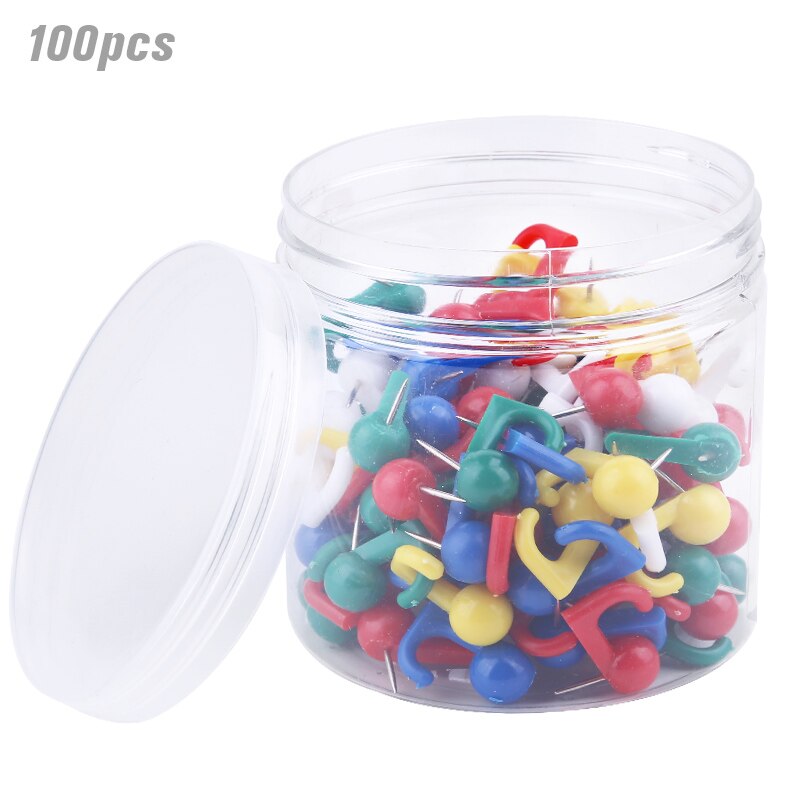 LMDZ 100PCS Color Pins Pushpin Hook Nail Positioni... – Grandado