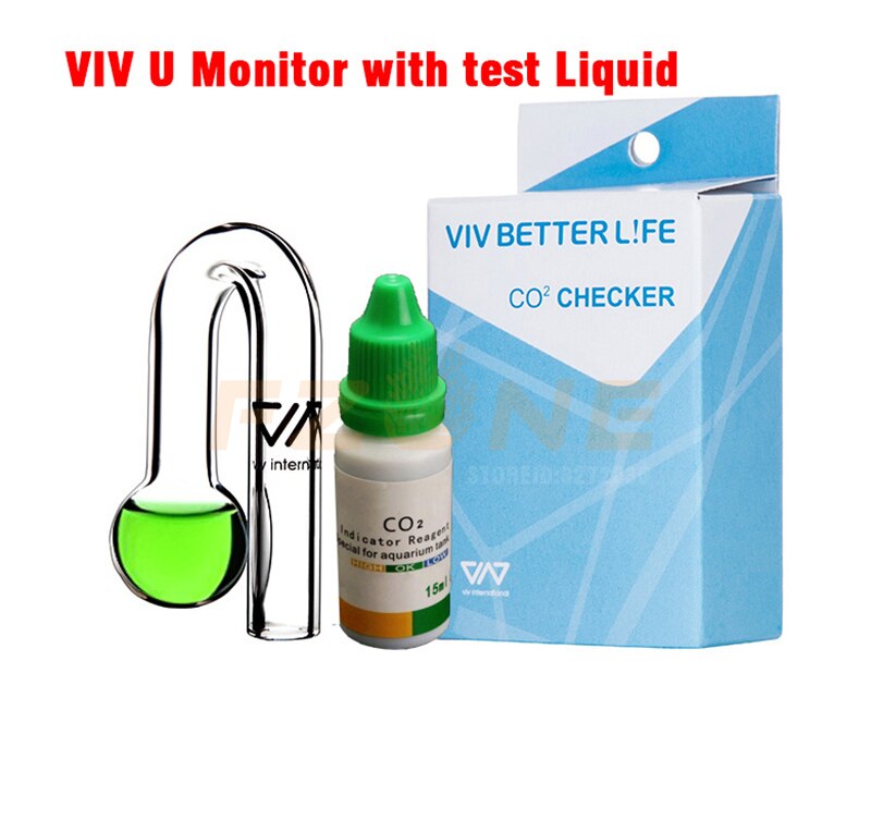 VIV Glass CO2 Test ADA Quaitly Hang On Aquarium CO... – Grandado