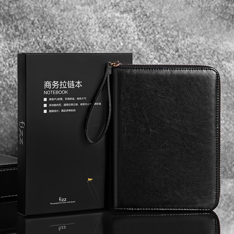 Fizz Leather Business Notebook B6 Journal Book PU ... – Grandado